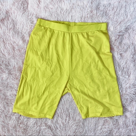 Shorts | Yellow Biker Shorts | Poshmark